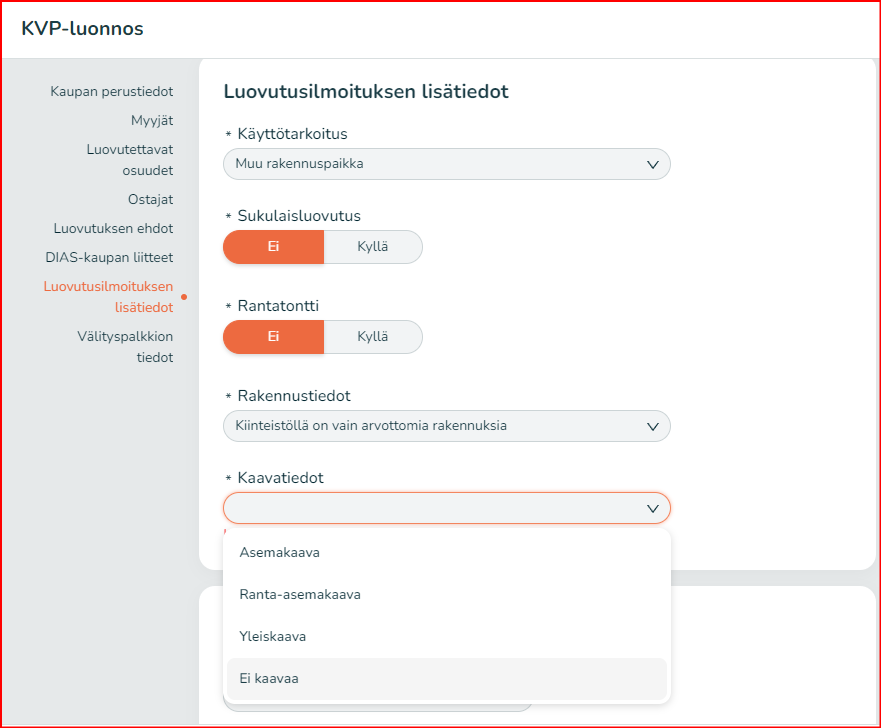 DIAS-kauppa kiinteistölle – Ohjekeskus