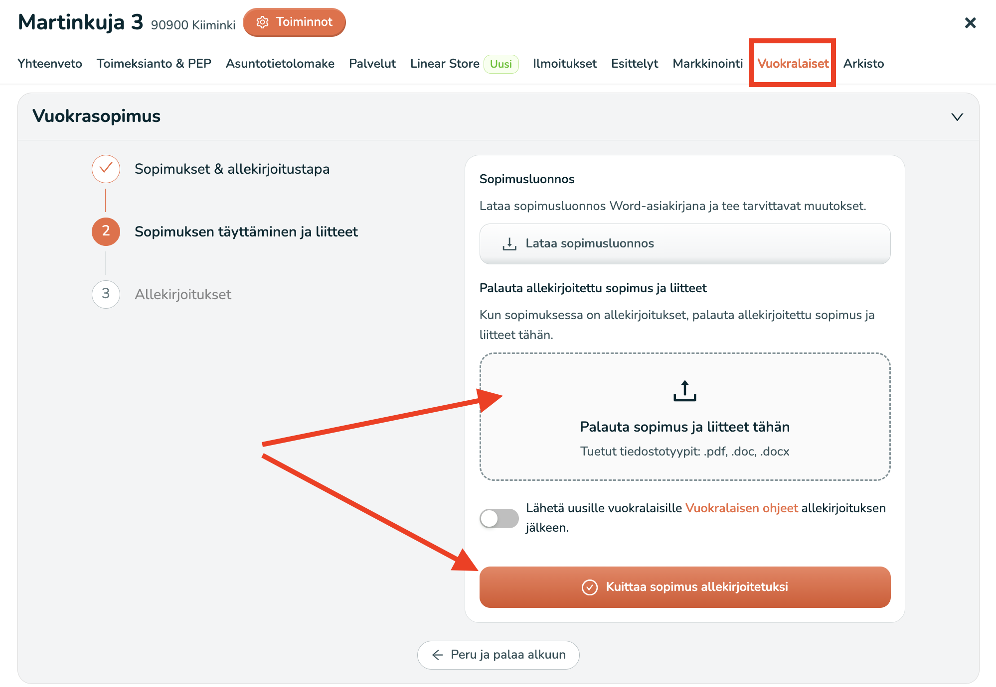Creating a Lease Agreement – Help Center